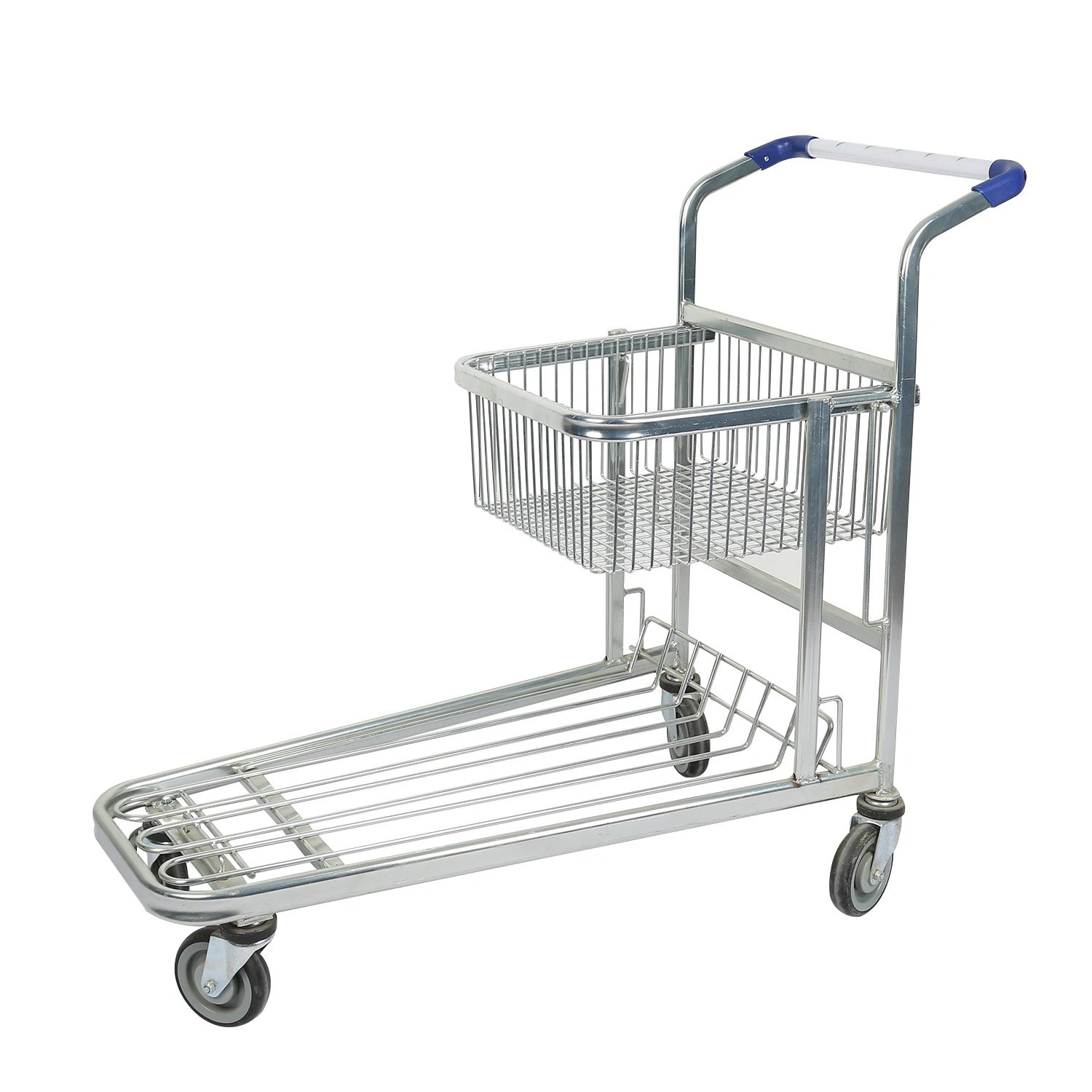 Metalic Wire Mesh Hand Push Trolley – Rise SG Hitech Sdn. Bhd.